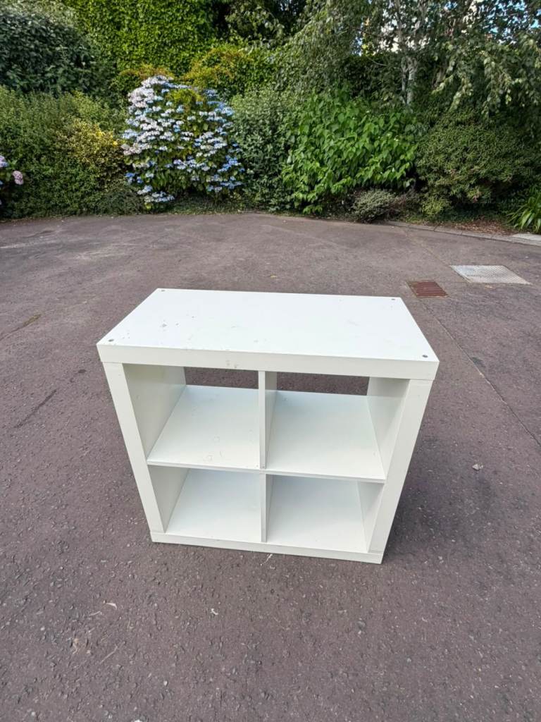 White 4-Cube Storage Unit – Good ConditionIkea £20, £20.00 for Sale