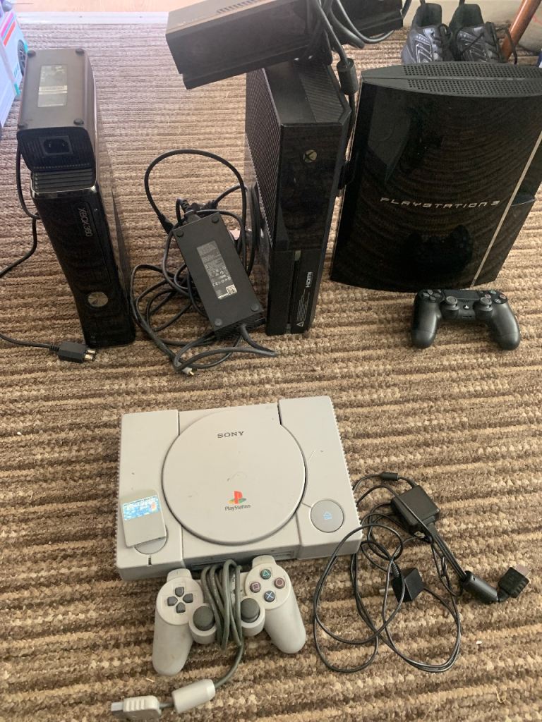 Sony PlayStation Original Console - Two Controllers, Memory Card | in ...