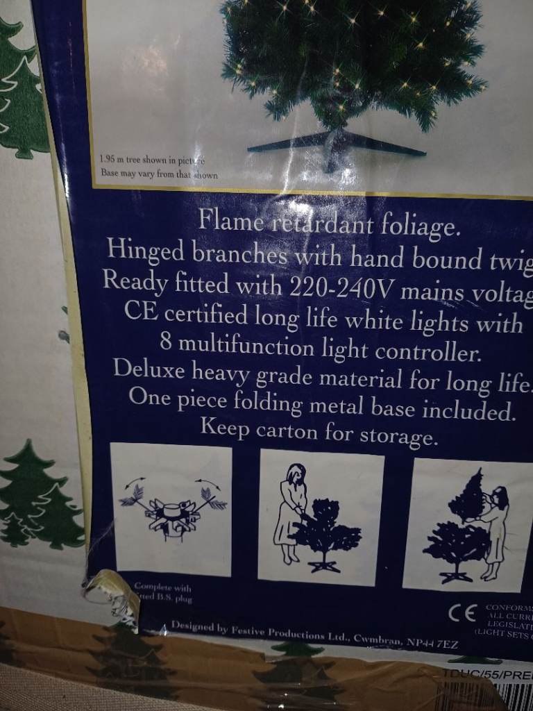 Christmas tree and extras | in Croesyceiliog, Torfaen | Gumtree