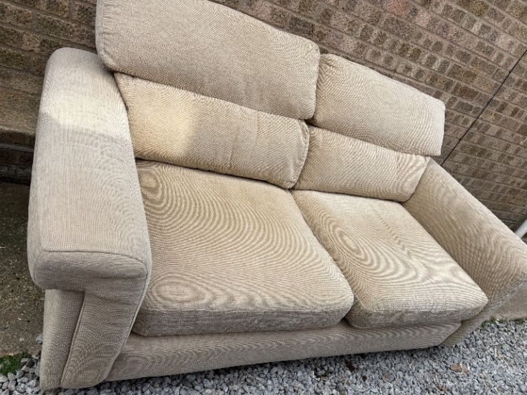 Beige fabric two seater sofa from next FREE for Sale in Norwich, Norfolk