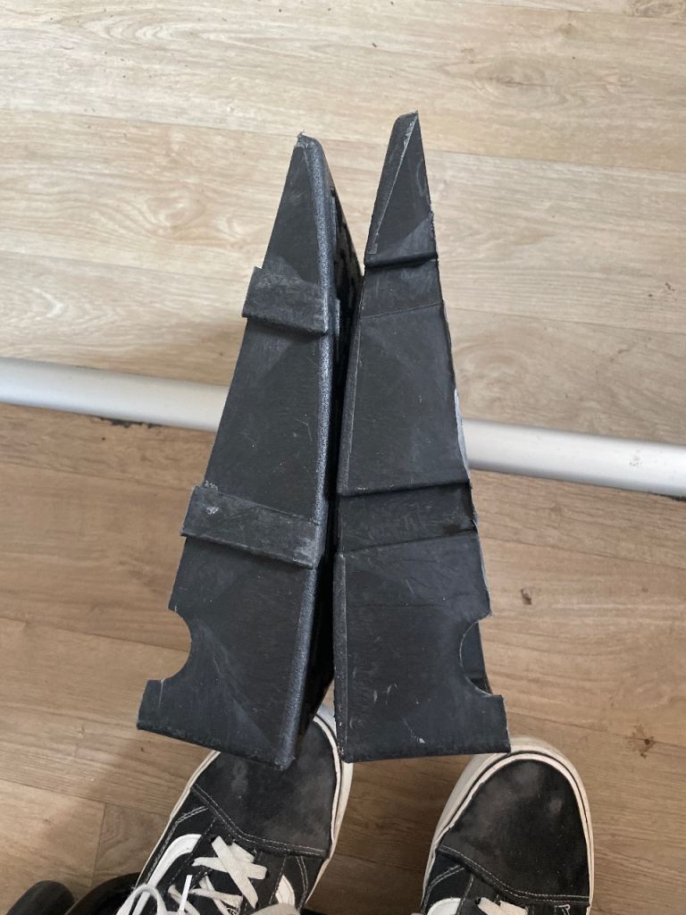 Pair of Black Plastic Wheel Chocks/Levellers, £5.00 for Sale in Nailsea ...