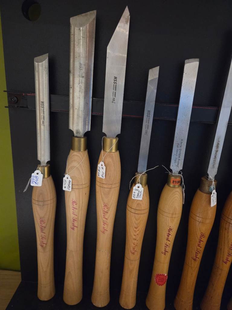 Robert Sorby woodturning lathe chisels chisel wood turning see ...