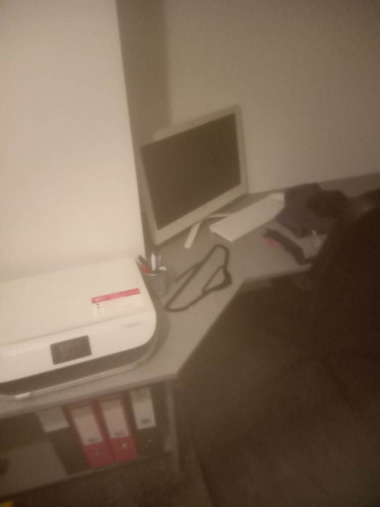 White Desktop PC Monitor - Good Condition, Ready to Use, £100.00 for Sale