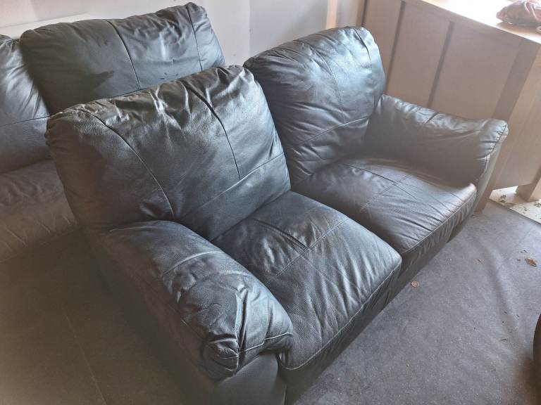 2 Seater Leather Sofa | in Havant, Hampshire | Gumtree